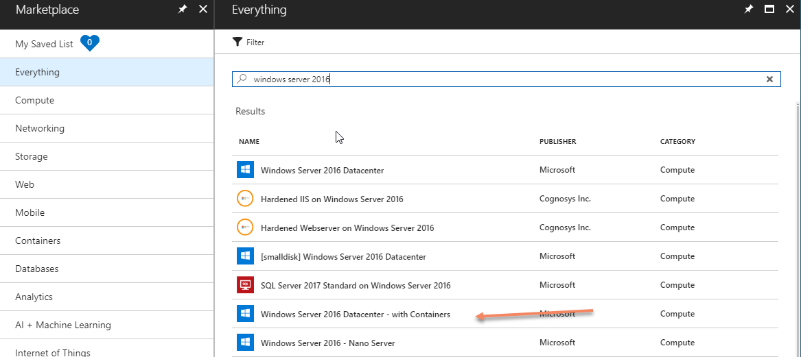 Docker Containers On Windows Server 2016 With Containers Hns Failed With Error Unspecified