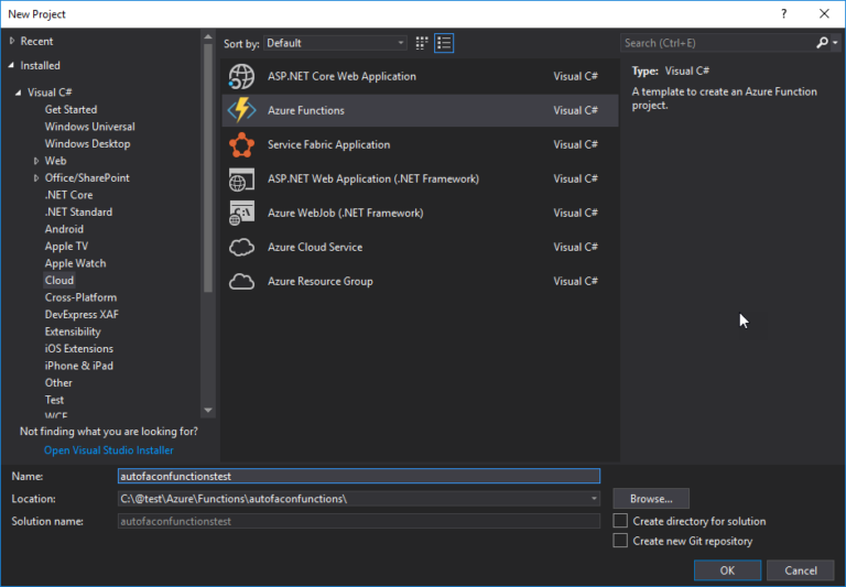 Azure Functions Dependency Injection: Autofac On Functions nuget Package – codingsoul